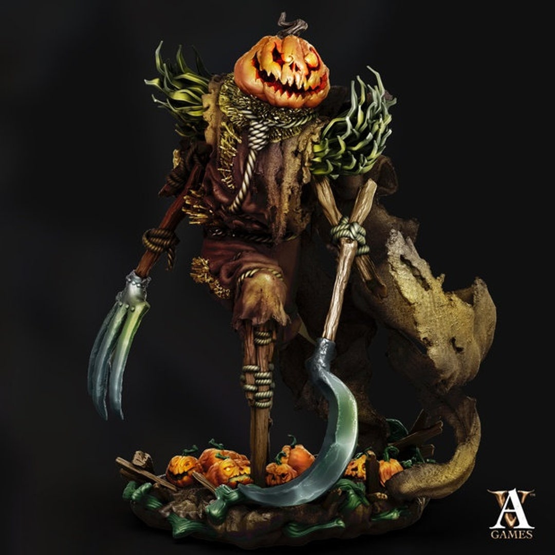 Pumpkin Horror Miniature by Archvillain - Etsy