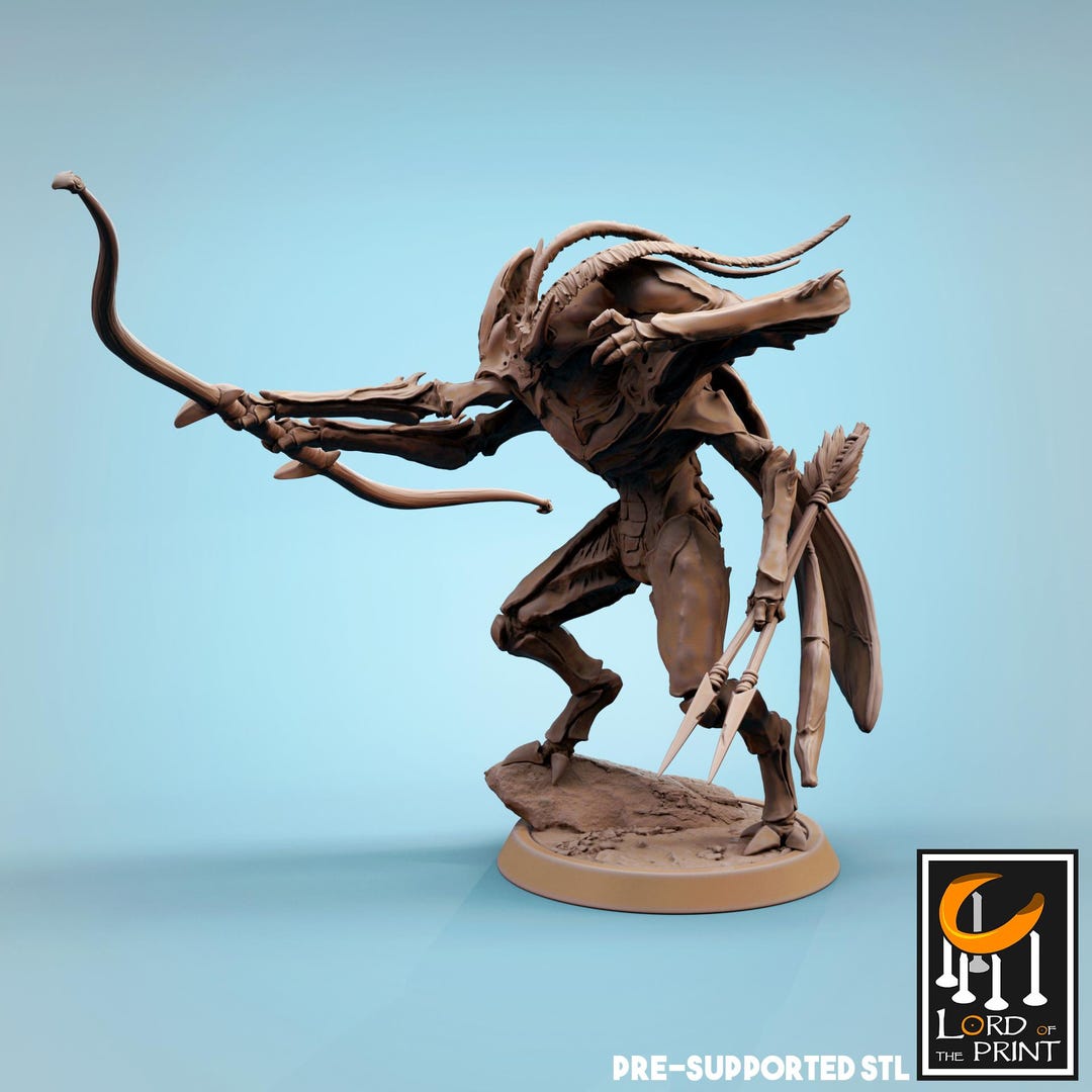 Thrikeen Miniatures by Rescale Miniatures (highest Peak Lowest Cavern ...