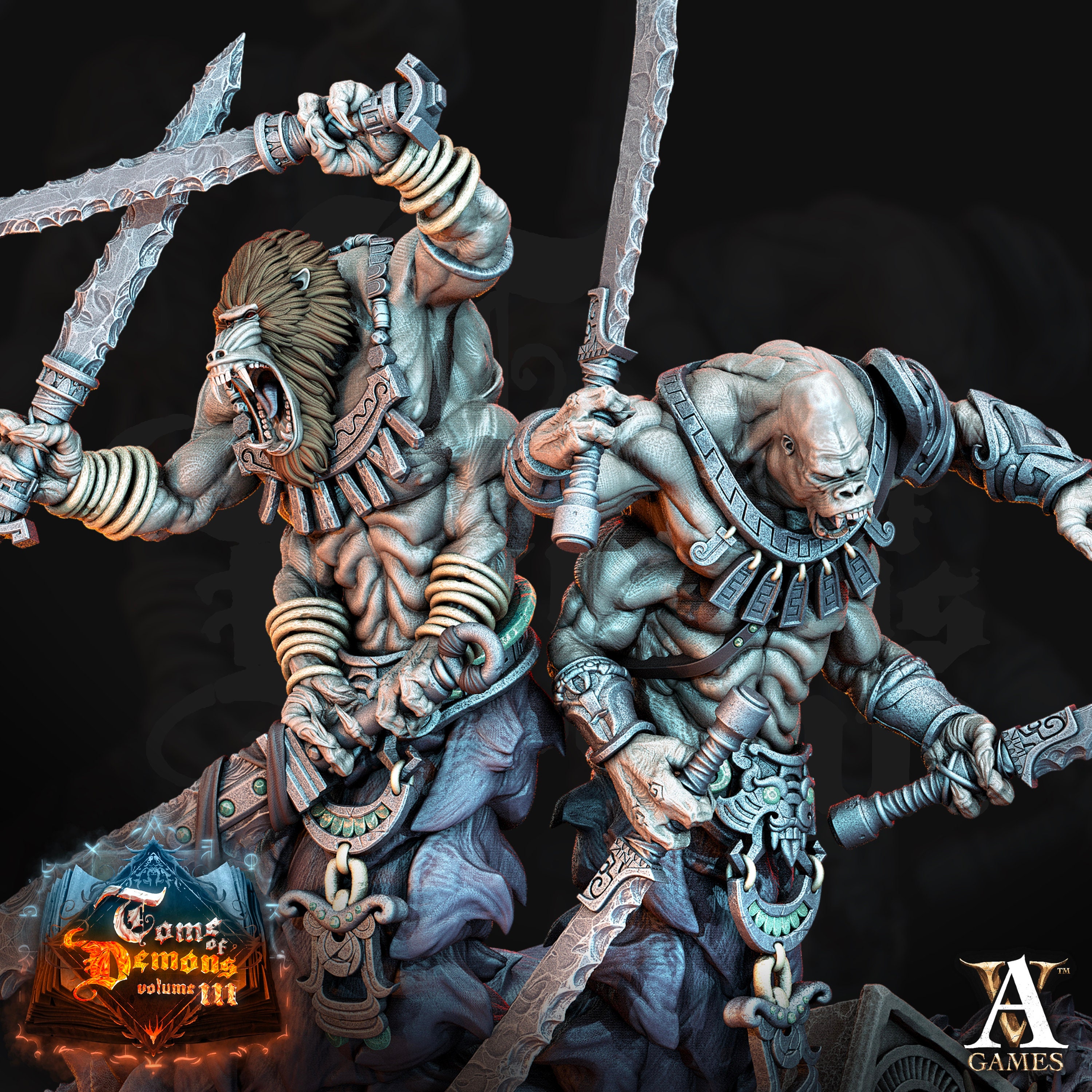Teraton Tamareth Miniatures by Archvillain - Etsy