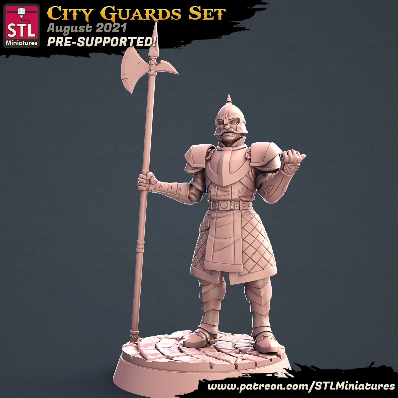 City Guards Set by STL Miniatures | Etsy