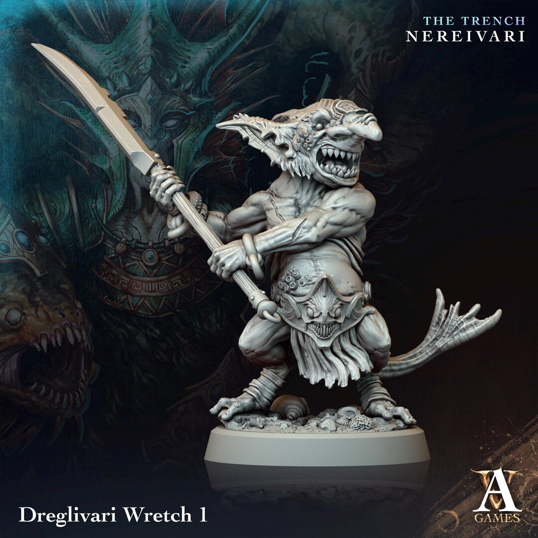 Dreglivari Wretch Miniatures by Archvillain Miniatures (the Trench ...