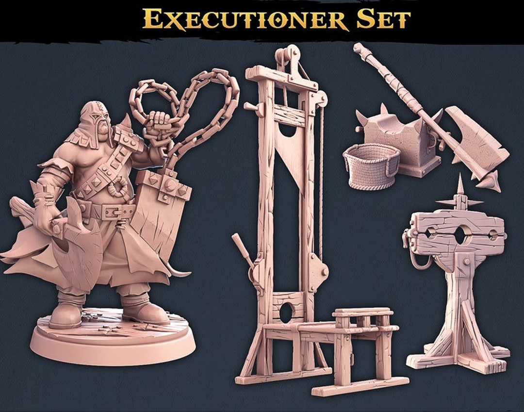 Executioner Set Miniatures by STL Miniatures - Etsy