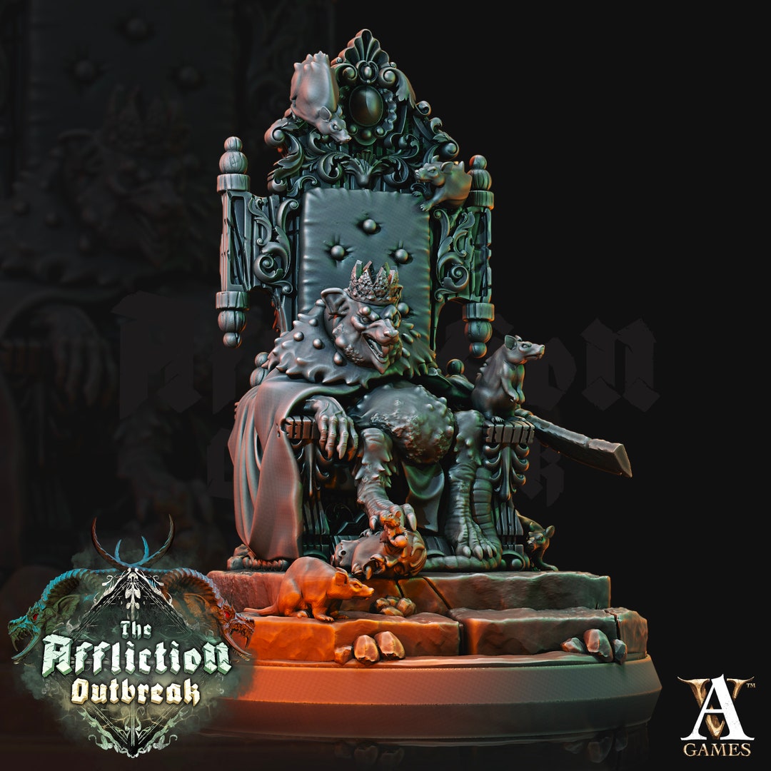 Rat King Miniature by Archvillain - Etsy