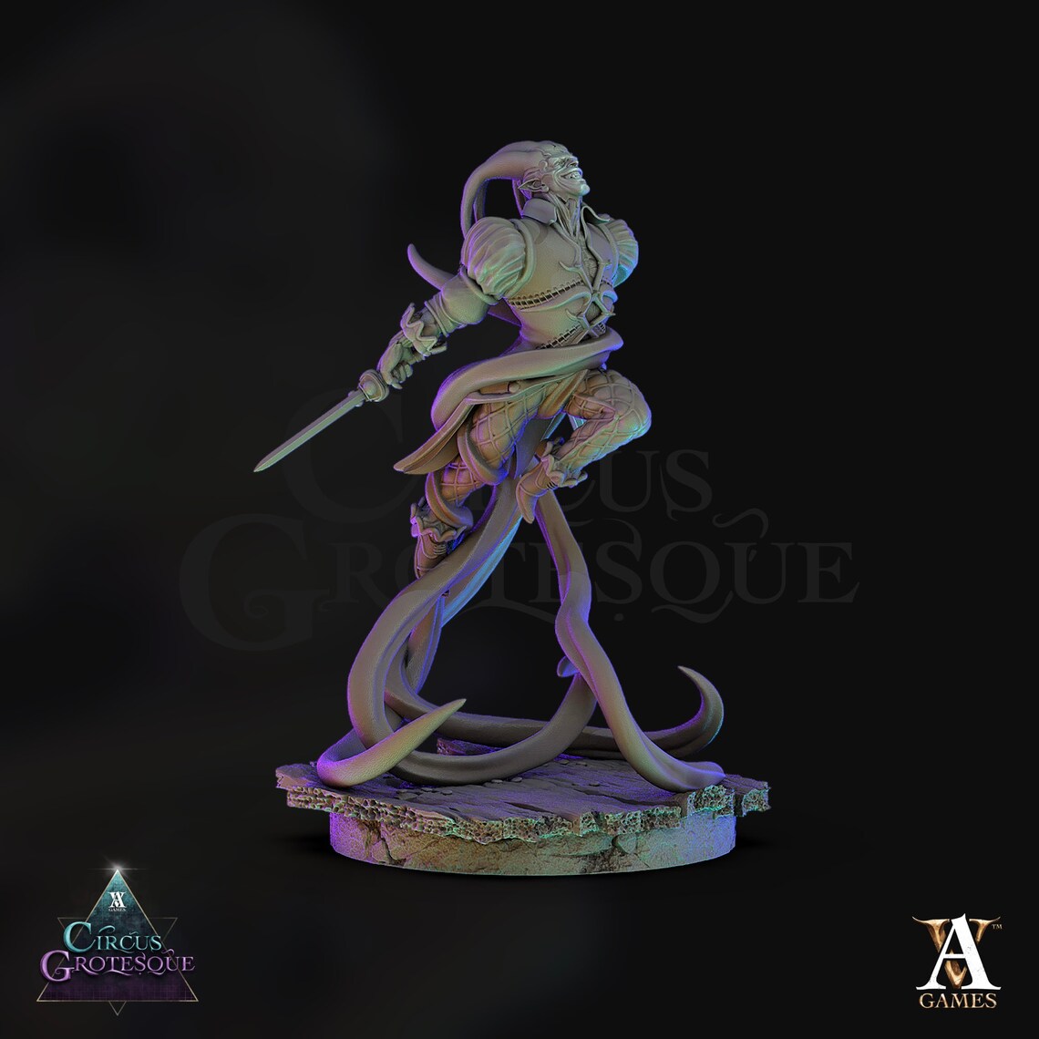 Circus Jesters Miniatures by Archvillain - Etsy
