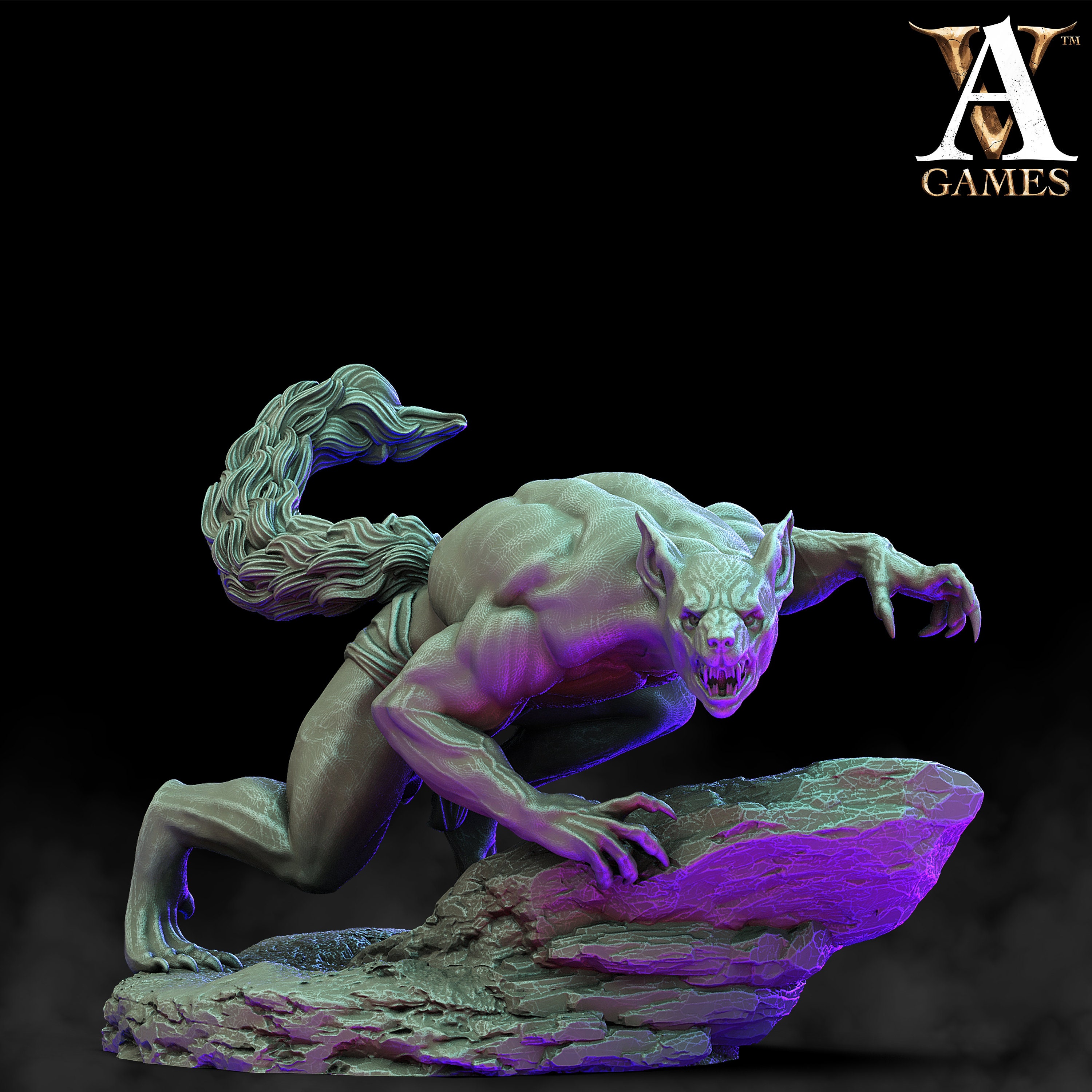 Werewolf Pack Miniatures by Archvillain - Etsy