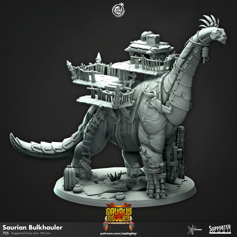 Saurian Bulkhauler Miniature (saurus Rover Set) by Castnplay - Etsy
