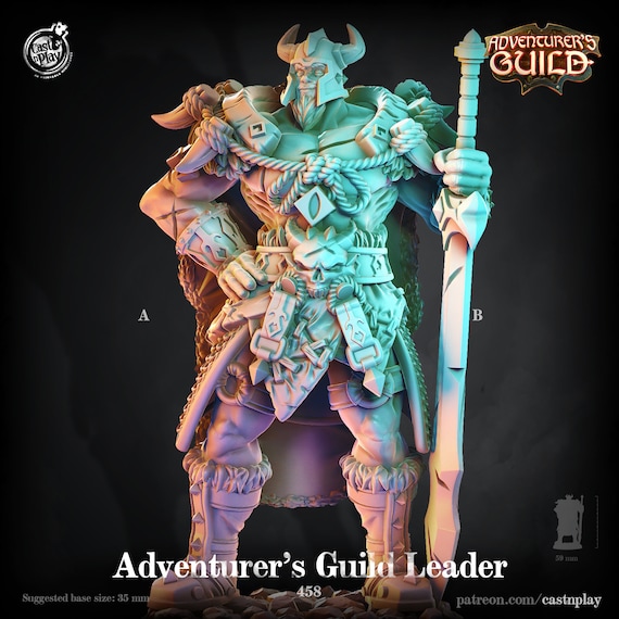 Adventurer's Guild Character Miniatures by Castnplay - Etsy