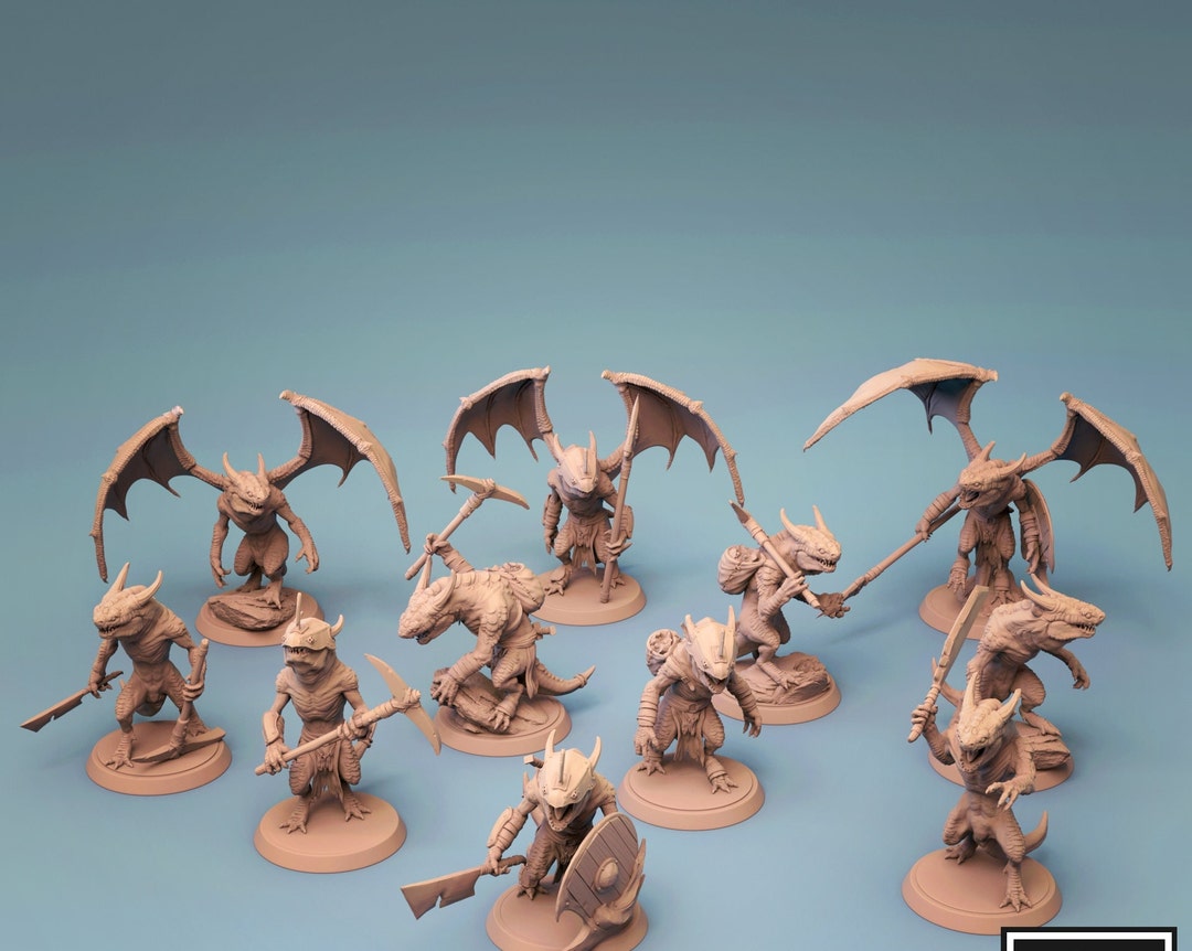 Kobold Miniatures by Rescale Miniatures - Etsy