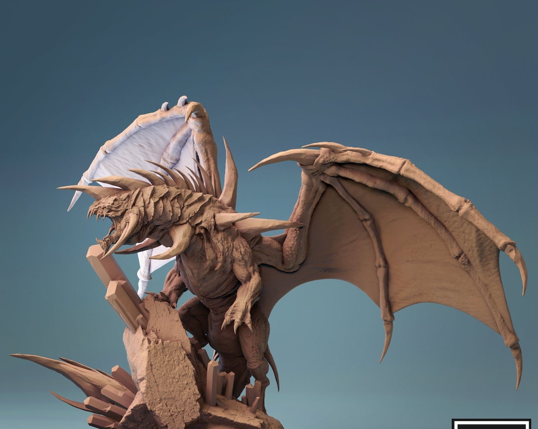 Crystal Dragons and Drake Miniatures by Rescale Miniatures - Etsy