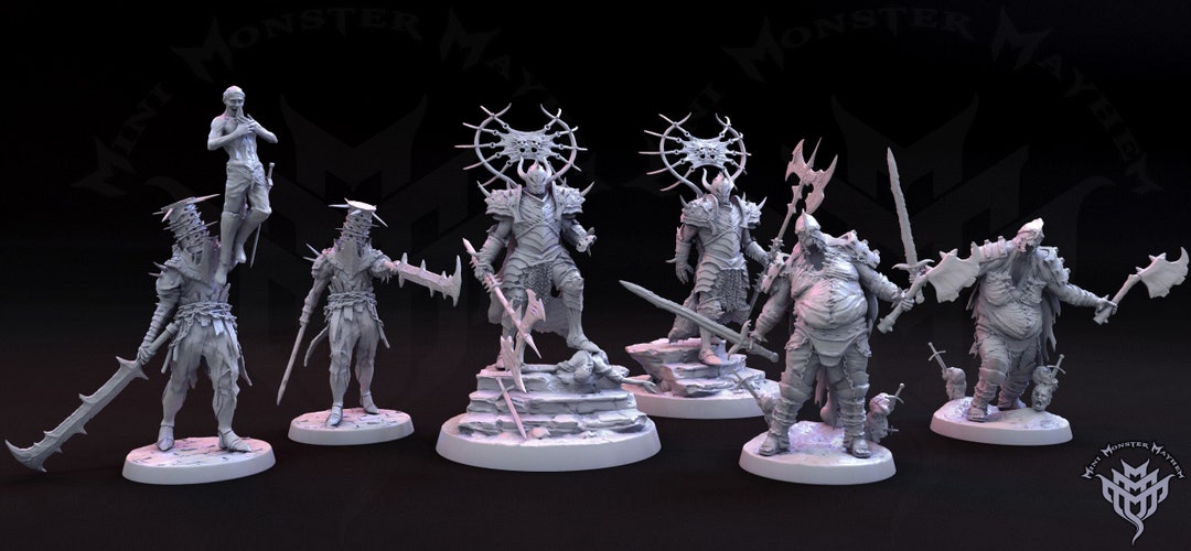 Twisted Undead Miniatures by Mini Monster Mayhem - Etsy