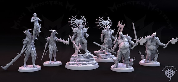 Twisted Undead Miniatures by Mini Monster Mayhem - Etsy