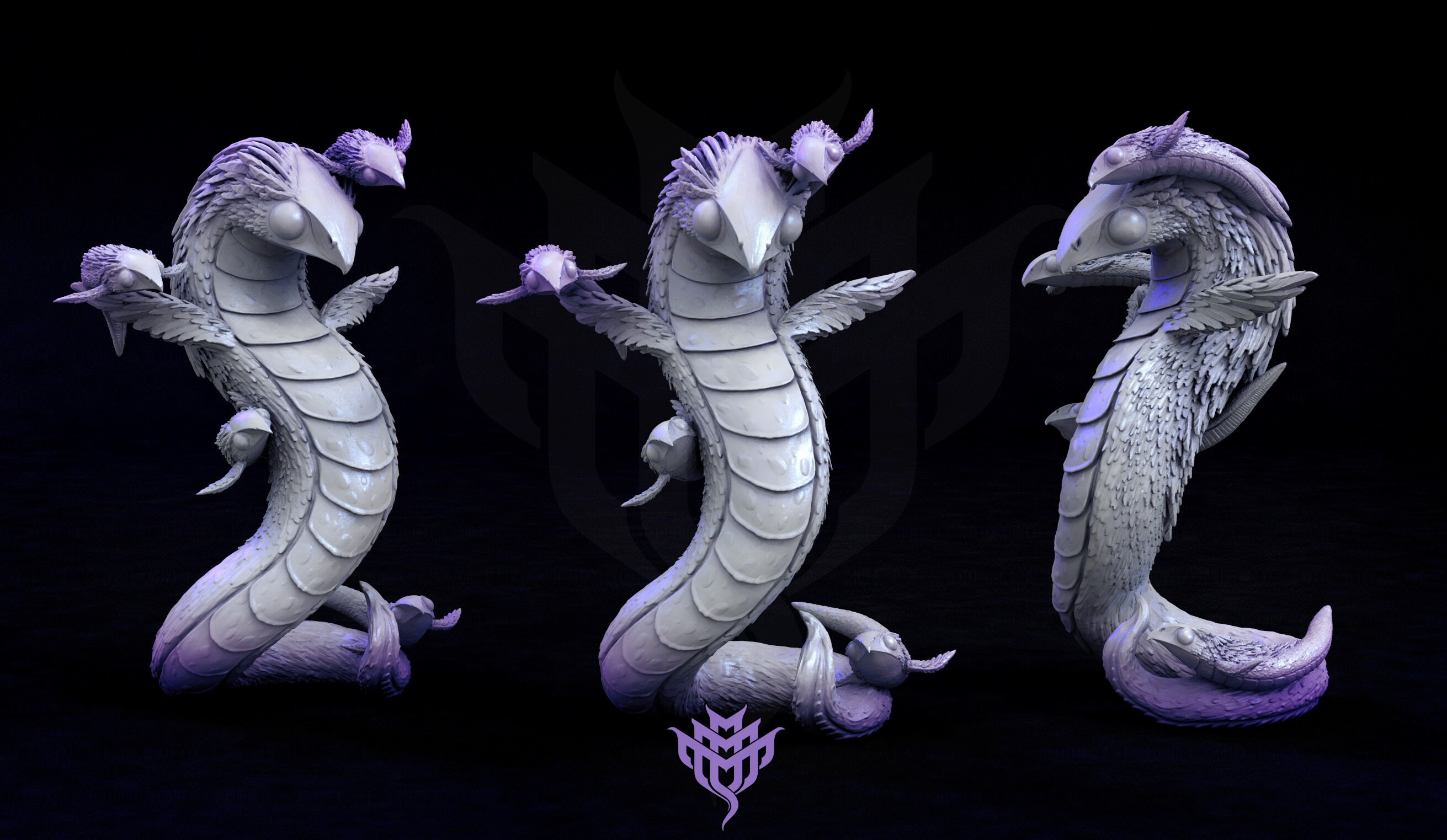 Vulture Worm Miniatures by Mini Monster Mayhem - Etsy