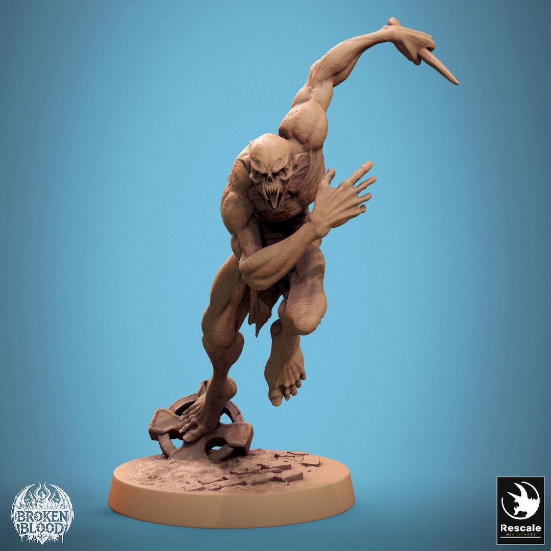 Ghoul Savage Set 1 Miniatures by Rescale Miniatures (broken Blood Set ...