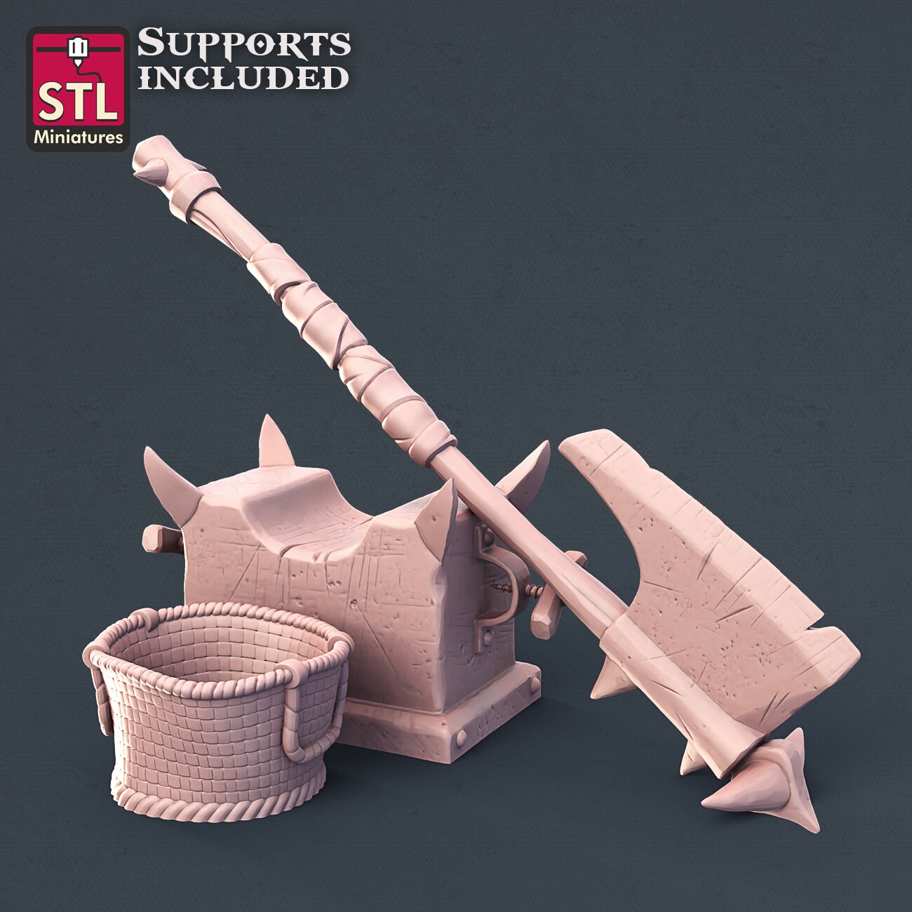 Executioner Set Miniatures by STL Miniatures - Etsy