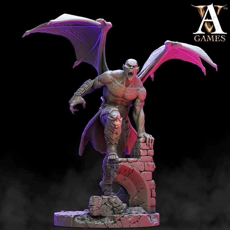 Winged Vampires Miniatures by Archvillain - Etsy
