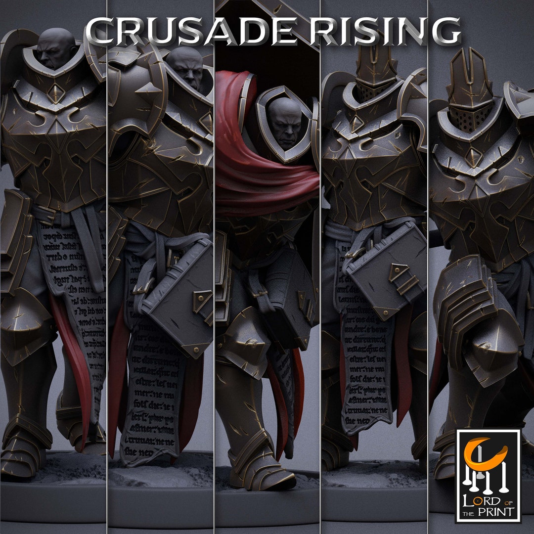 Templar Scepter Miniatures by Rescale Miniatures - Etsy