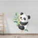 Panda Wall Decal Nursery Wall Decor Cute Panda Sticker Baby Panda Wall ...