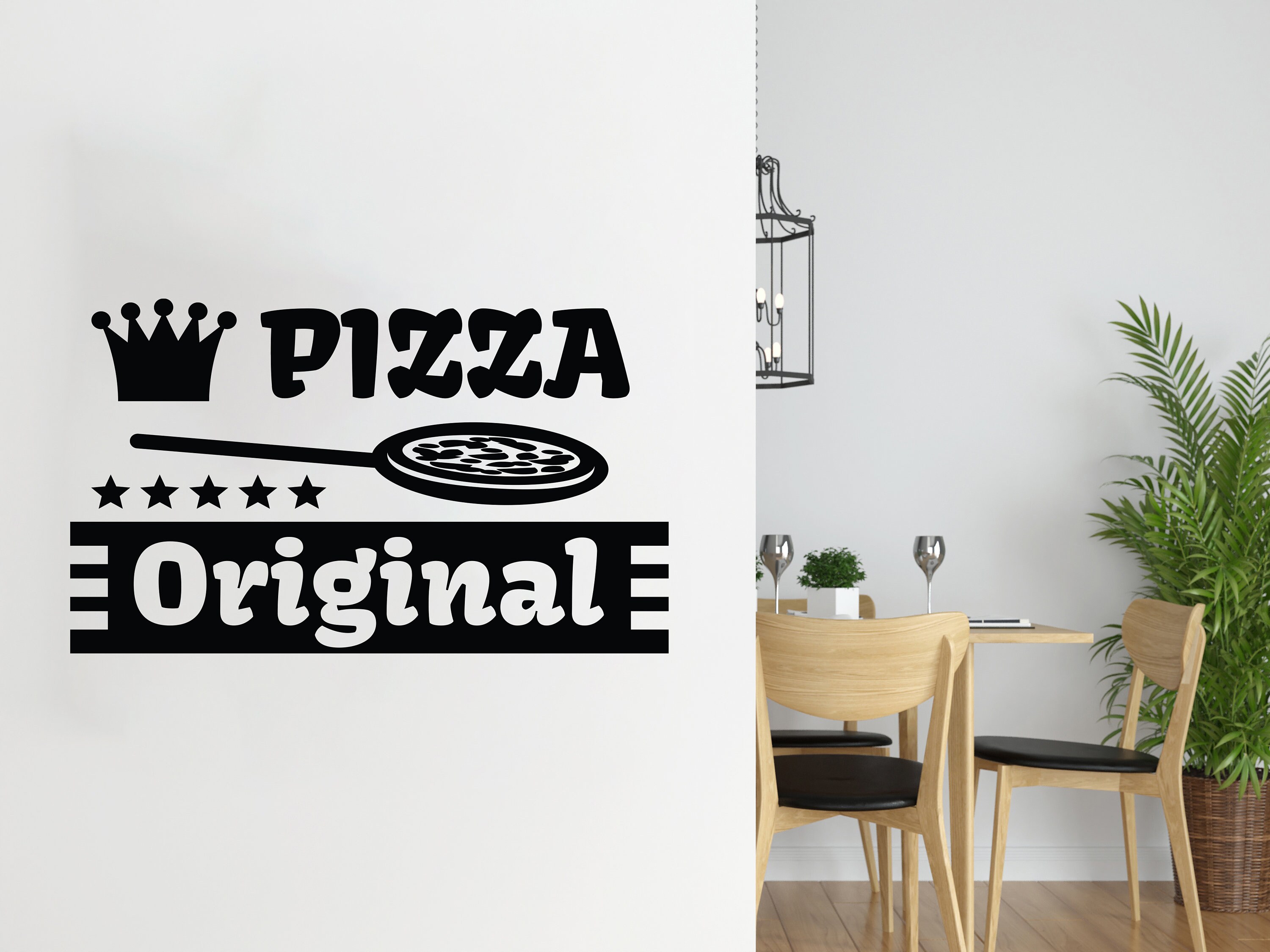 Pizza Wall Decal / Pizzeria Wall Décor / Pizza Window Decal DU33 - Etsy UK