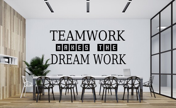 Office Wall Decal Office Space Wall Sticker Creative | Etsy