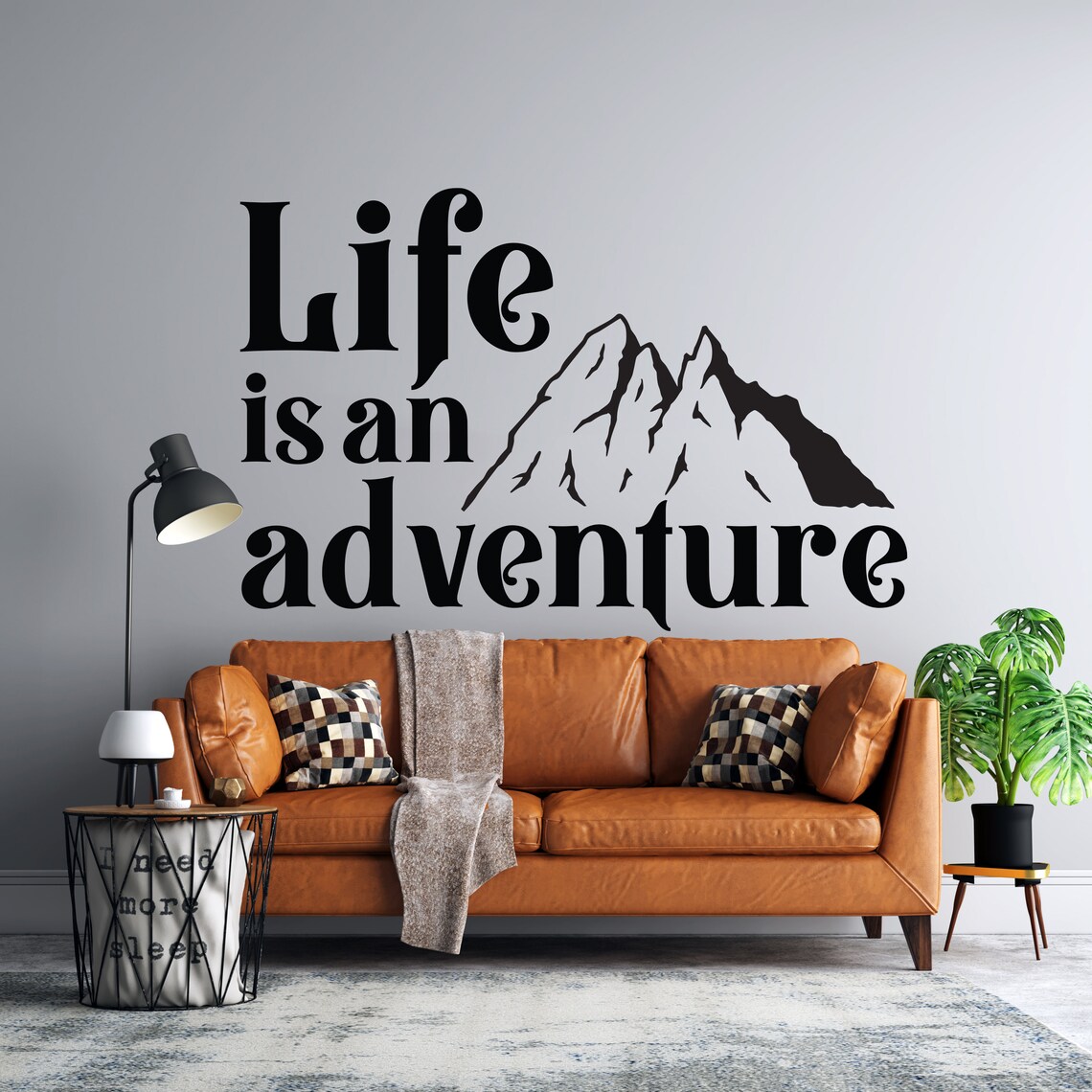 Adventure Wall Decal Camping Wall Decor Camping Decals - Etsy