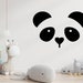 Panda Wall Decal Panda Bear Animals Bamboo Wall Decor Wall Decal Window ...