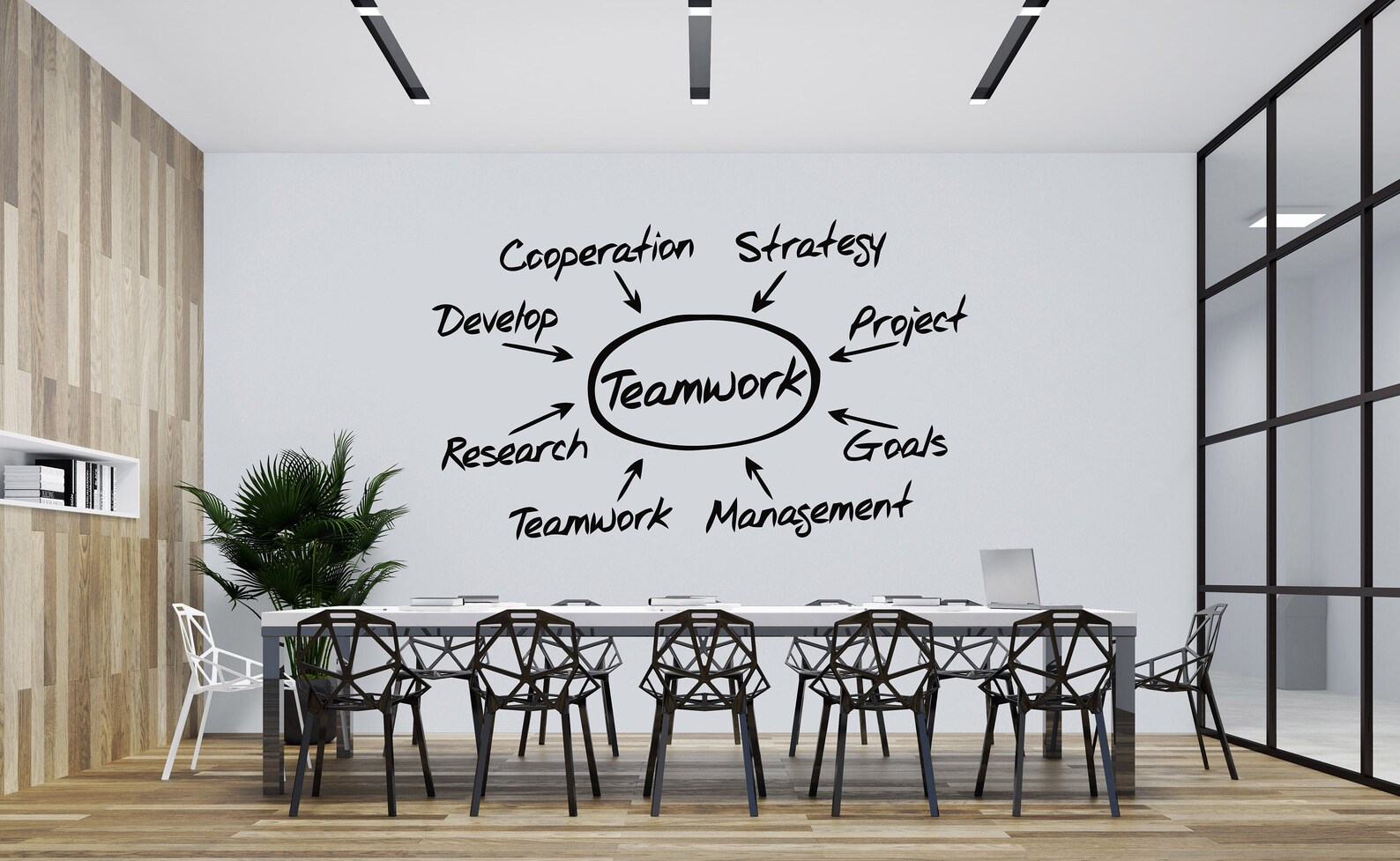 Office Wall Decal Office Space Wall Sticker Creative Motivational ...