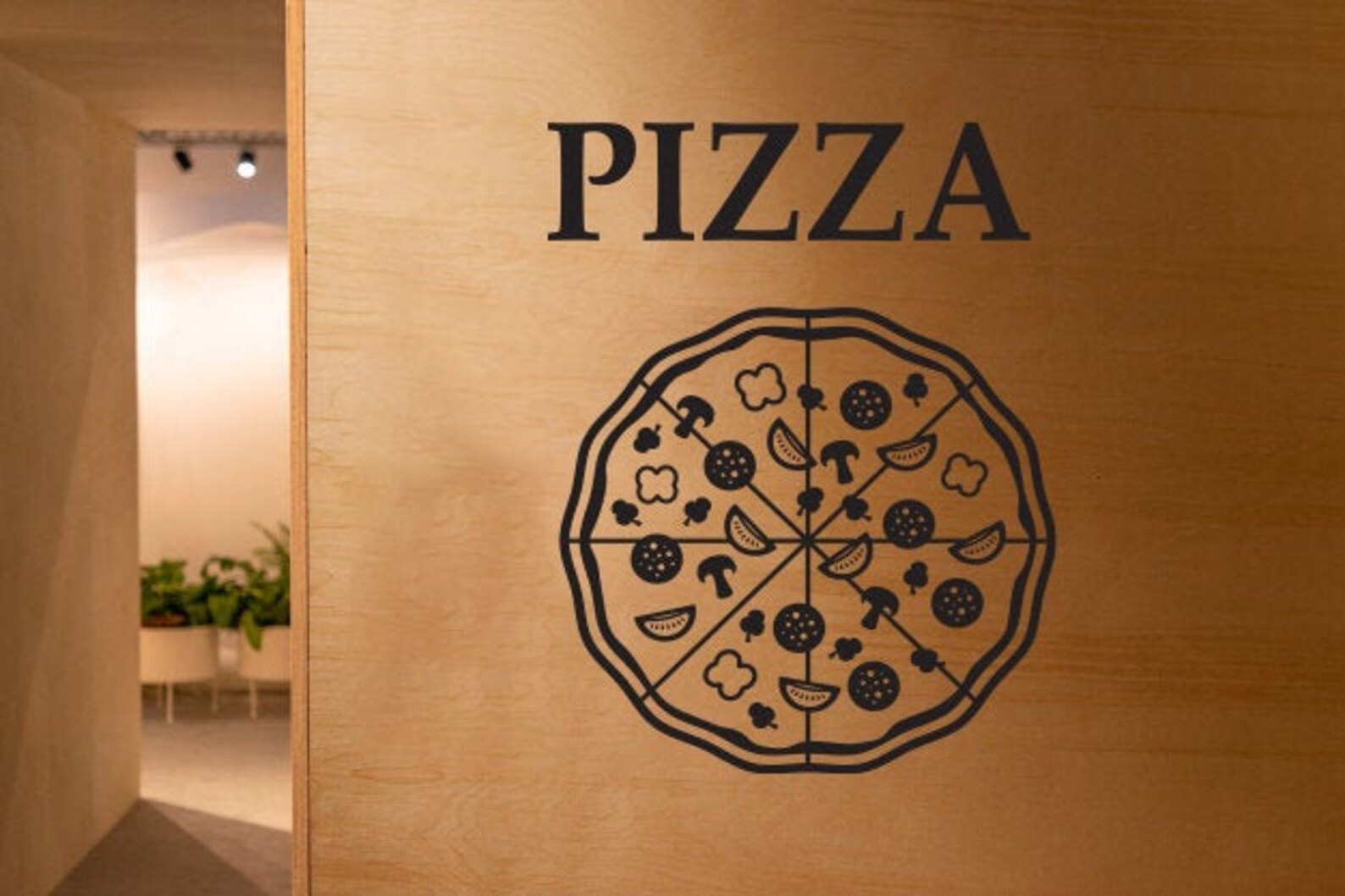 Bakery Wall Decal Pizza Wall Decal bakehouse Pizzeria Wall Sticker ...