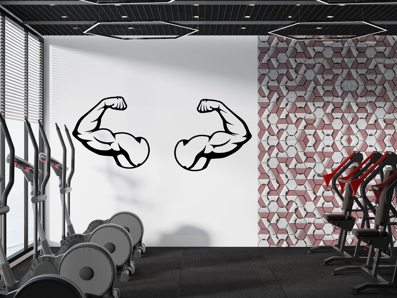 Muscles Gym Decal Gym Quotes Gym Wall Stickers Fitness Wall - Etsy