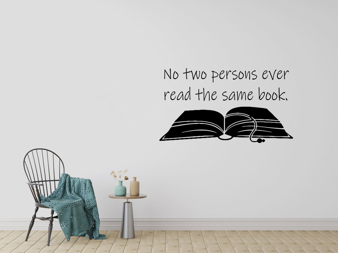 Books Wall Decal Wall Decor Reading Books Wall Sticker Wall - Etsy UK