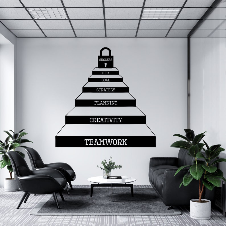 Office Wall Decal Office Space Wall Sticker Creative - Etsy