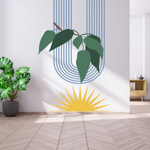 Mandala Art Wall Decal Namaste Mandala Room Decor Living Room Mandala ...