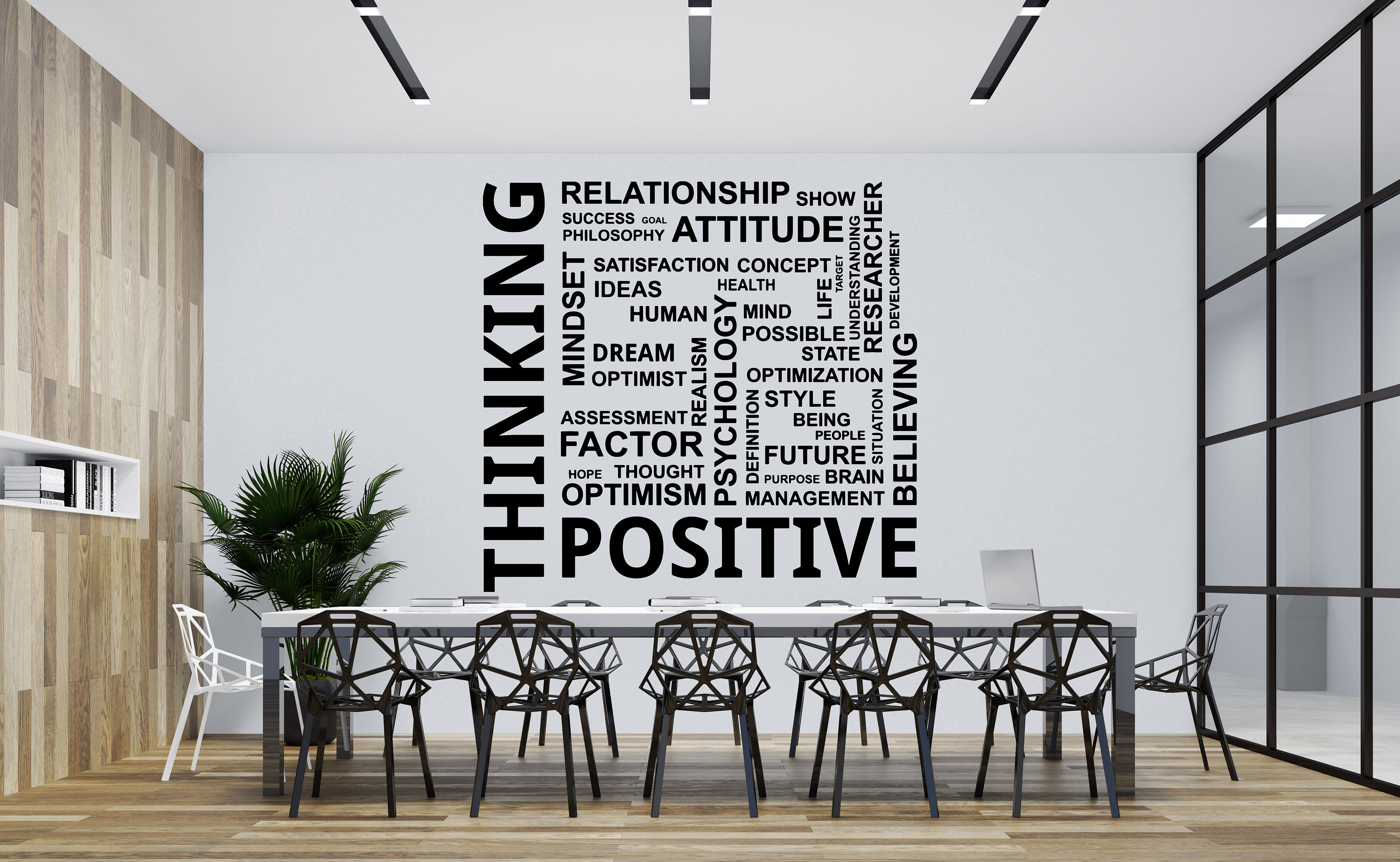 Office Wall Decal Teamwork Quote Wall Sticker Office Decor Inspire ...