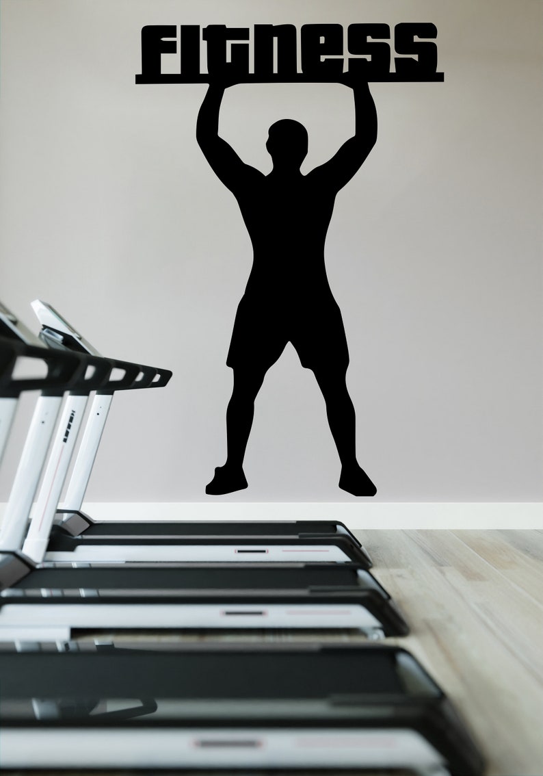 Fitness Decor Art Gym Quotes Decals Gym Wall Stickers Fitness Sports ...