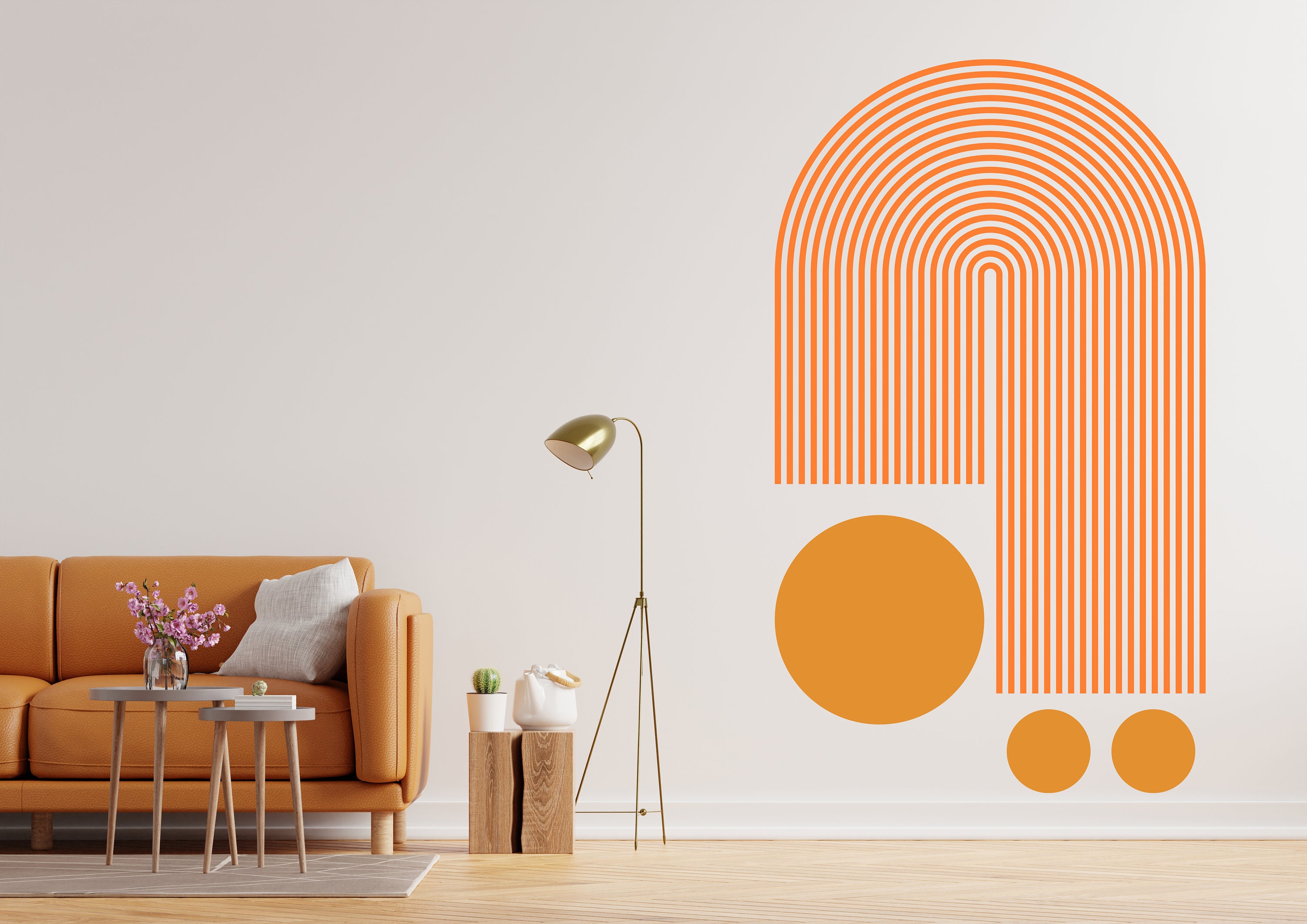 Calcomanías minimalistas modernas estética abstracta estilo - Etsy México