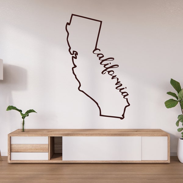 Map Wall Decal - Etsy