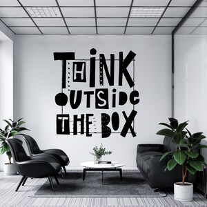 Office Wall Decal Office Space Wall Sticker Creative Motivational ...