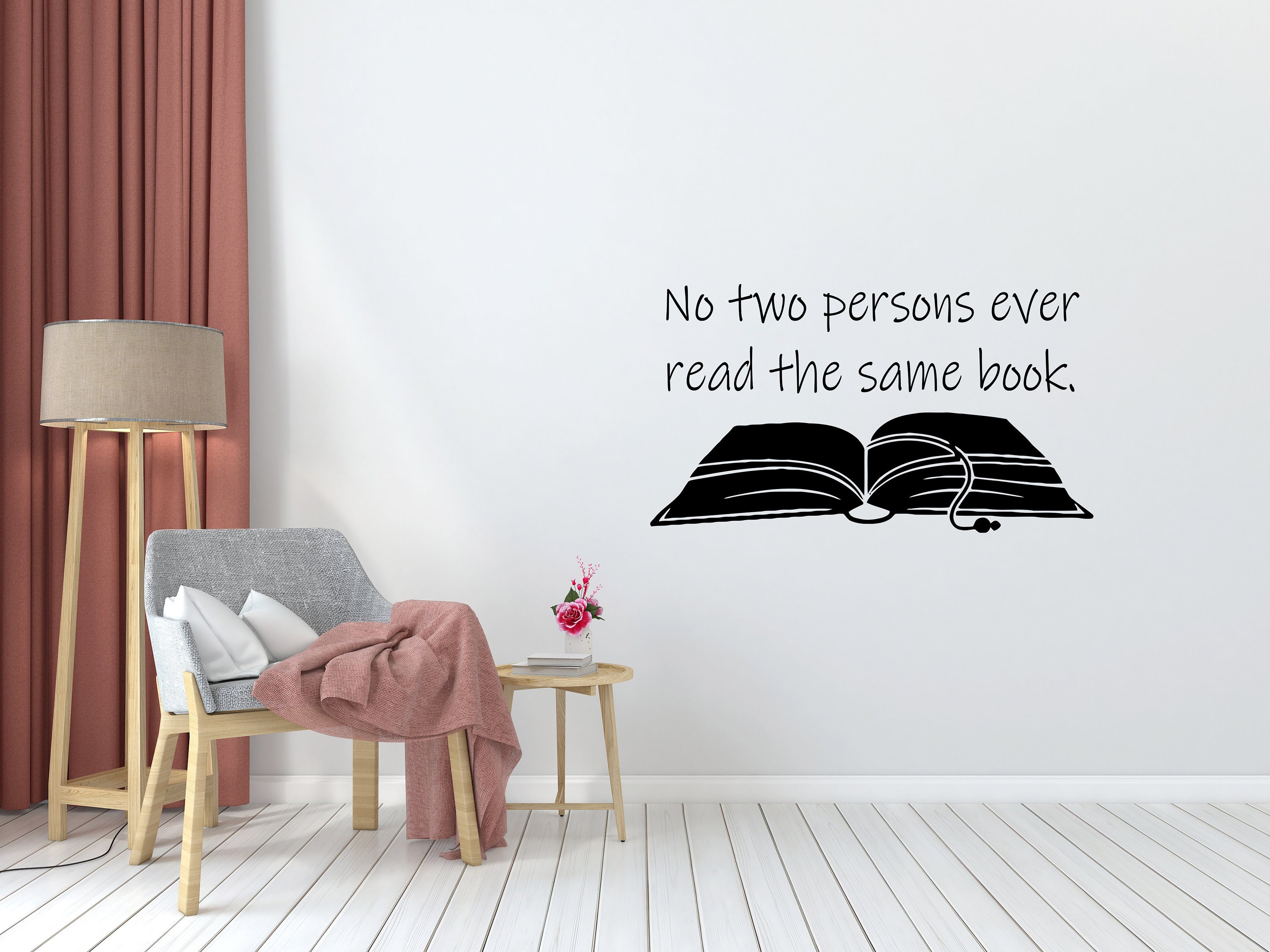 Books Wall Decal Wall Decor Reading Books Wall Sticker Wall - Etsy UK
