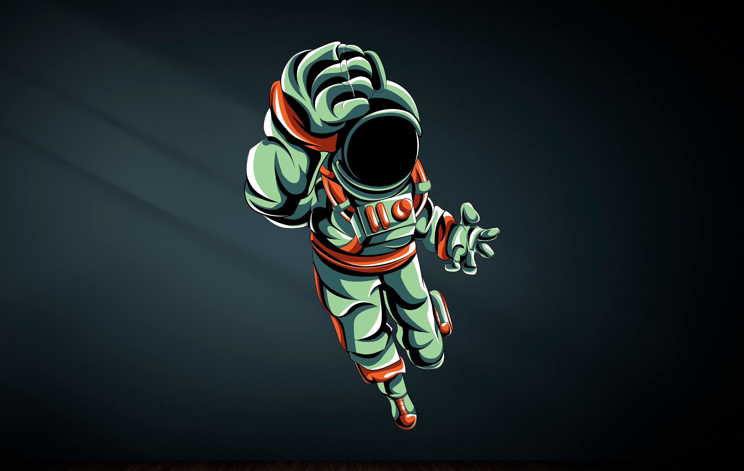 Astronaut Decal Astronaut Wall Decal Outer Space Wall Decor Wall ...