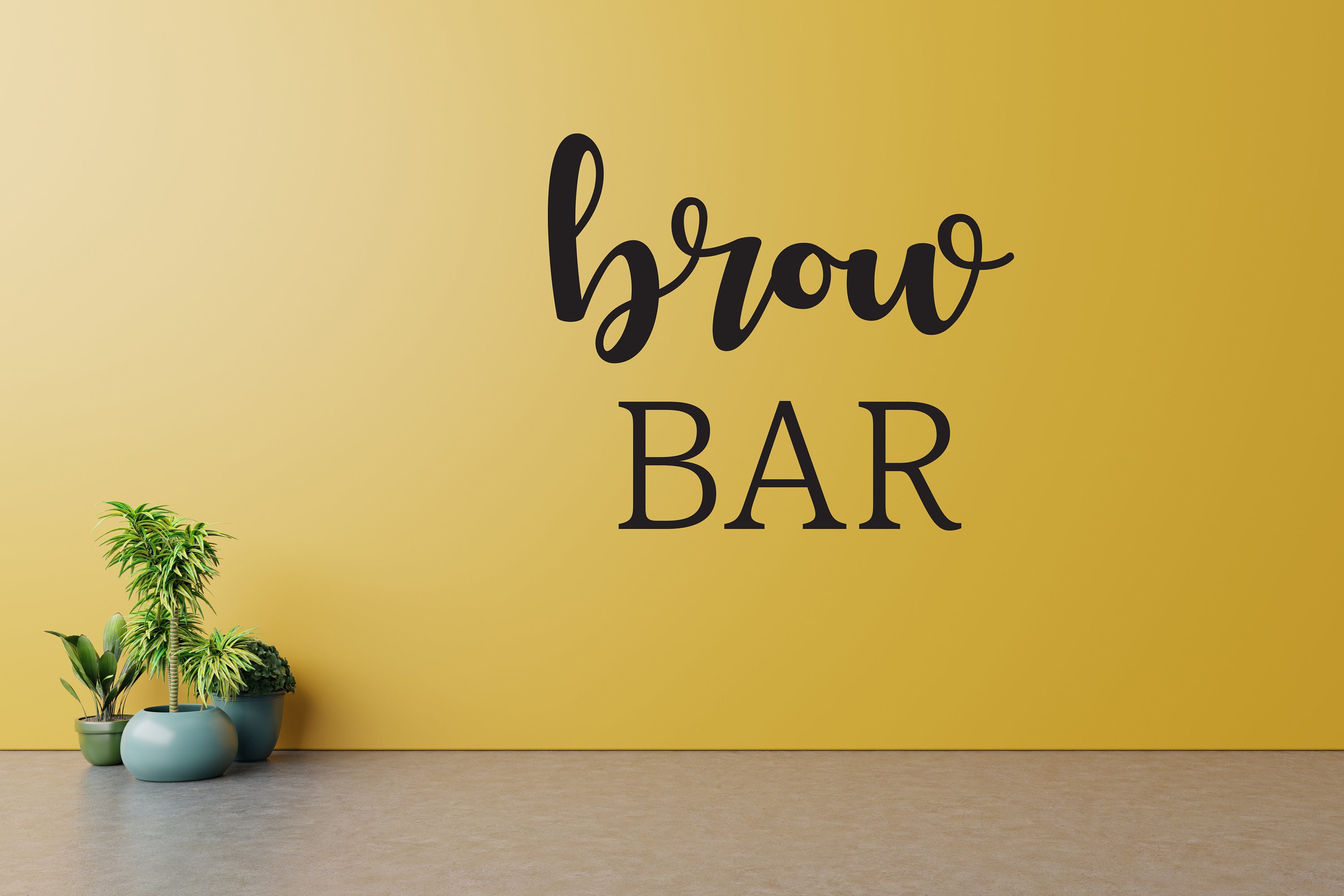 Brow Wall Decal Brows Wall Sticker Eyelashes Extension Decals Wall ...