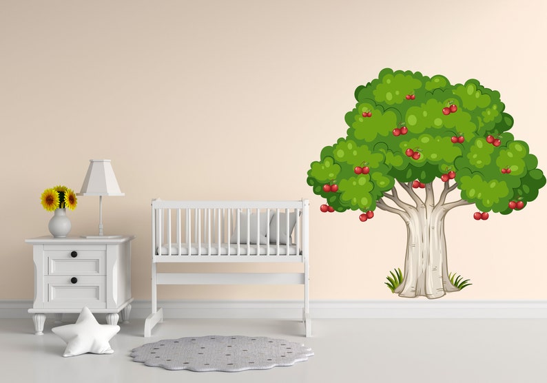 Tree Wall Decal | Colorful Tree Wall Stickers | Living Room Tree Vinyl ...