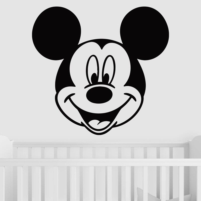 Mickey Mouse Decal - Etsy