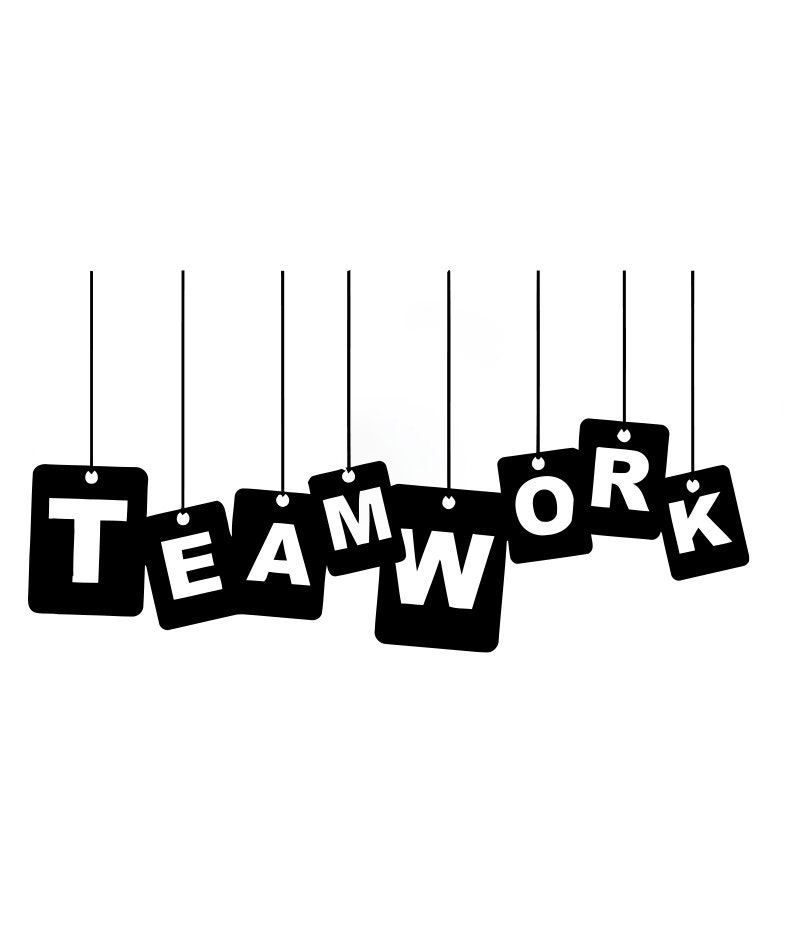 Teamwork Decal Office Space Wall Sticker Creative Motivational Quotes ...
