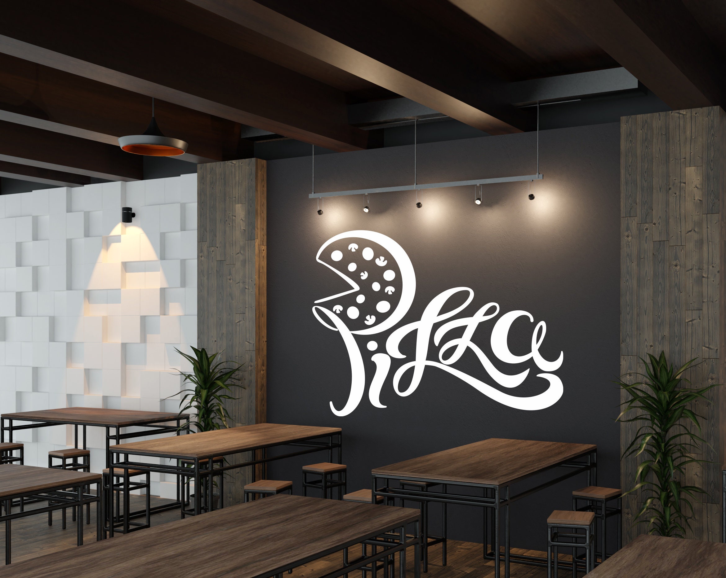 Pizza Wall Decal / Pizzeria Wall Décor / Pizza Window Decal DU29 - Etsy UK