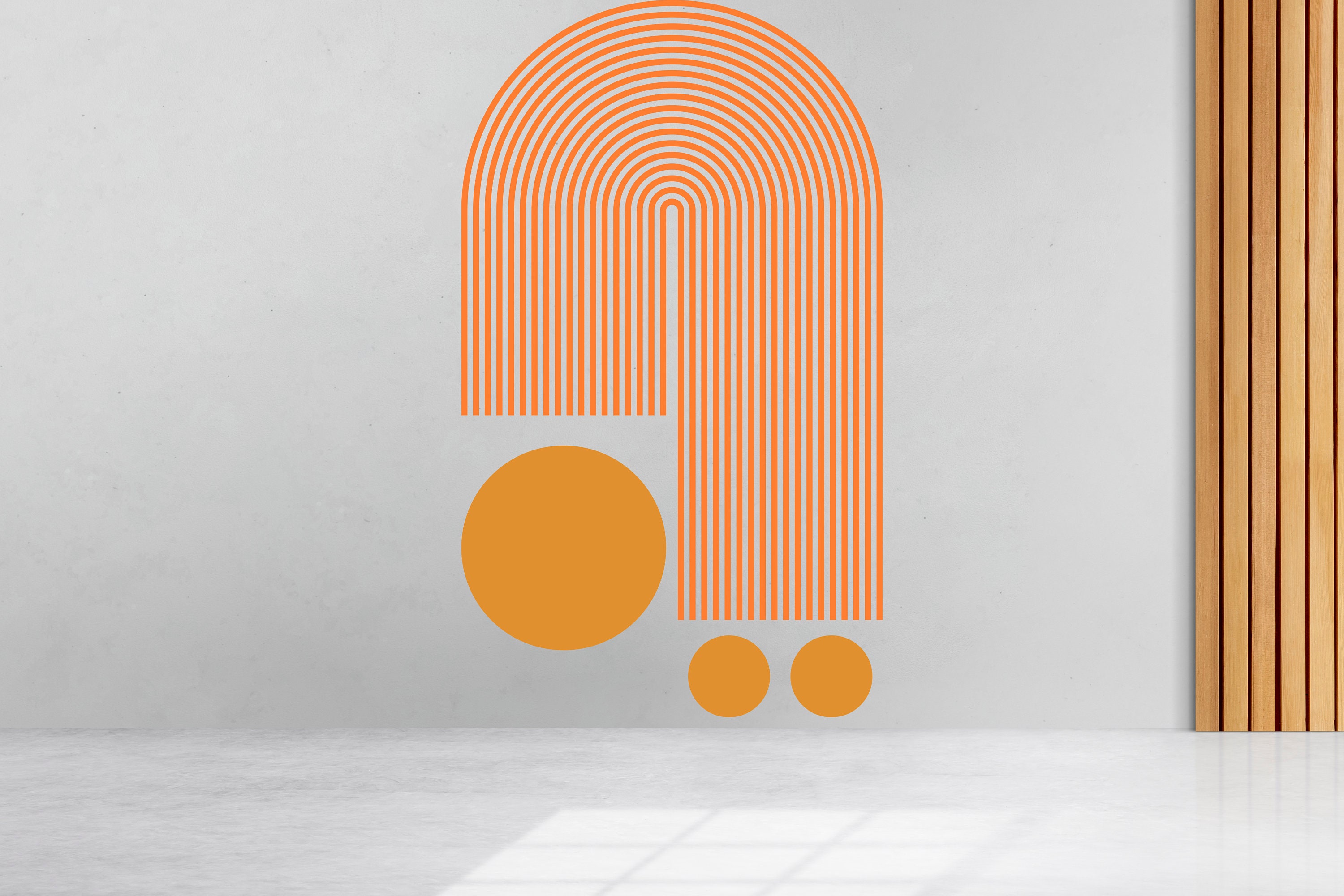 Calcomanías minimalistas modernas estética abstracta estilo - Etsy México