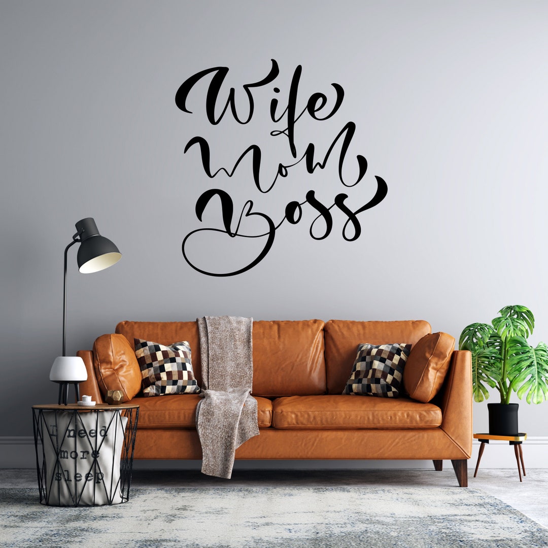 Girl Boss Decal | Quotes Wall Decal Quotes Wall Art | Quotes Wall ...