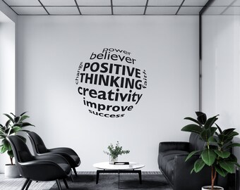 Office Wall Decal Office Space Wall Sticker Creative | Etsy