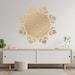 Mandala Art Wall Decal Namaste Mandala Room Decor Living Room Mandala ...