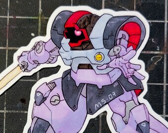 Gundam: Zeon Zaku Vinyl Sticker Set | Etsy Canada