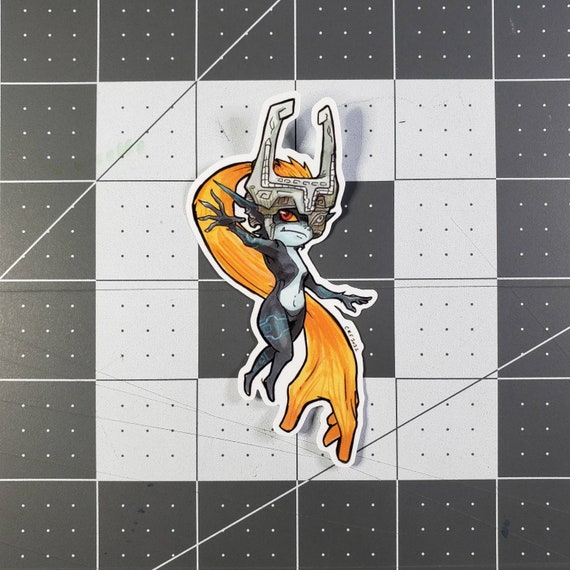 Legend of Zelda: Midna Twilight Princess Vinyl Sticker - Etsy UK