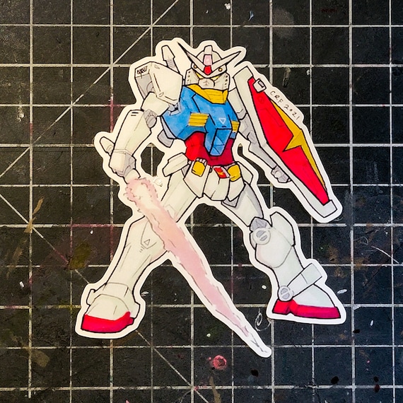 Gundam: Gundam RX-78-2 Vinyl Sticker - Etsy